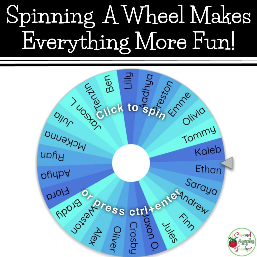 Spinning A Wheel Makes Everything More Fun!
