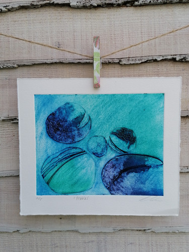 Pebbles | Emma Cook Printmaker