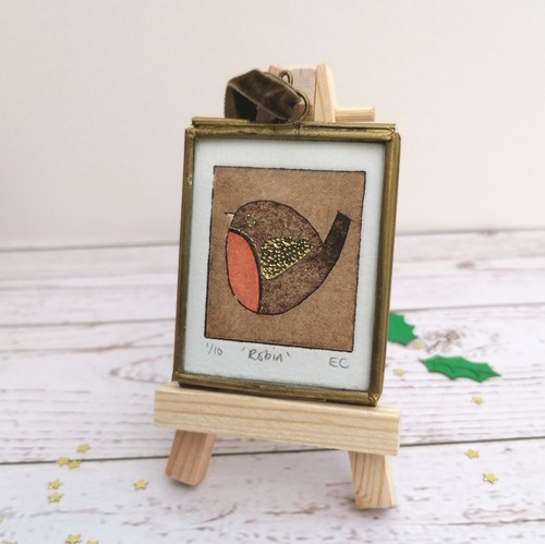 Robin | Emma Cook Printmaker