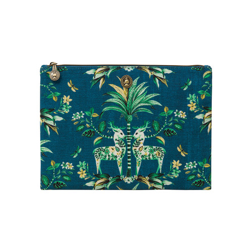 Necessaire de Praia Flat Tropical Twins Azul - Bags Collection | Pip Studio