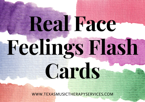 Feelings Flash Cards: Real Faces | Texas Music Therapy Services