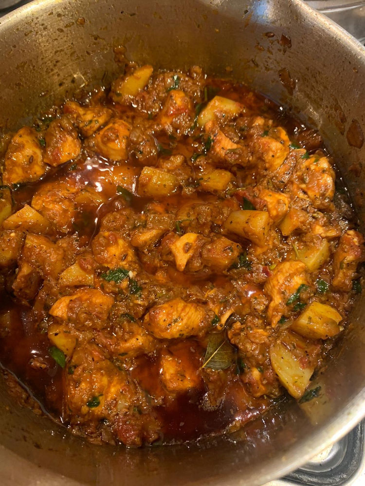 Shai’s Mum’s Chicken Bhuna With Potatoes