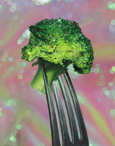 'An Apology to Broccoli' Original Painting | Emilia Symis Art