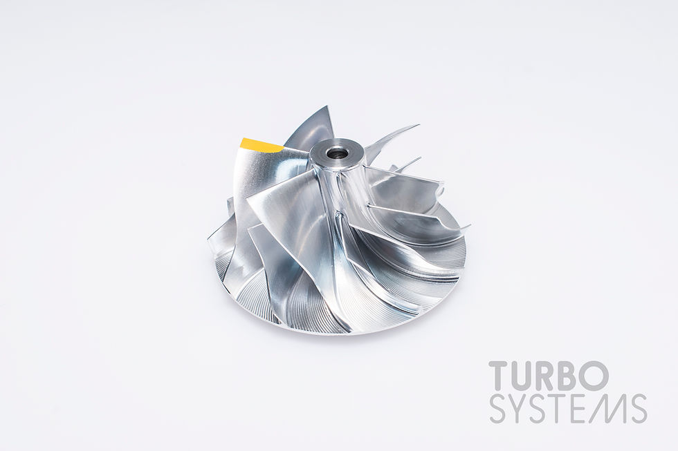 Billet Compressor Wheel for hybrid turbocharger (52 / 65mm) | TurboSystems