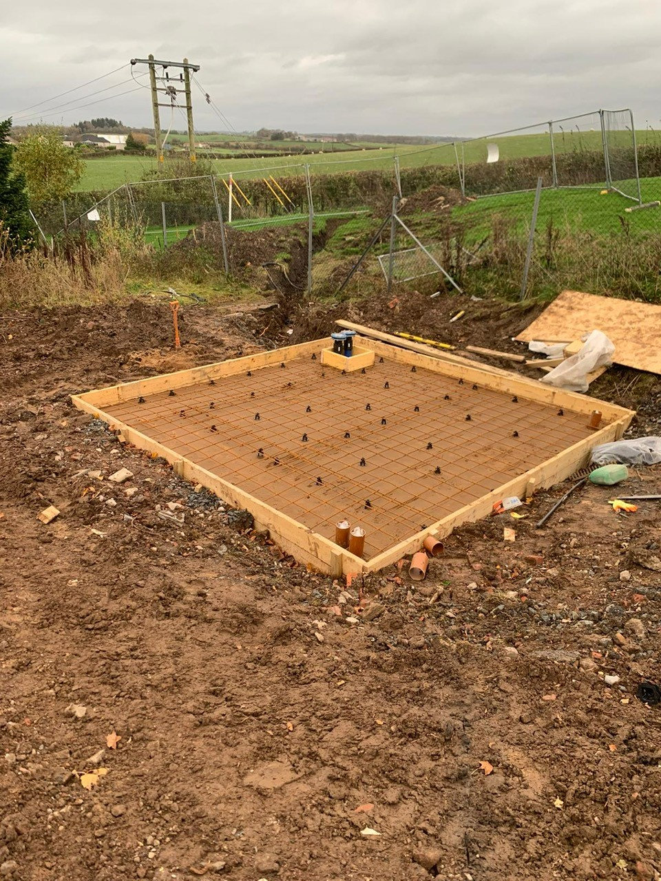 Crosshouse Hospital Water Pump Foundations And Utilities