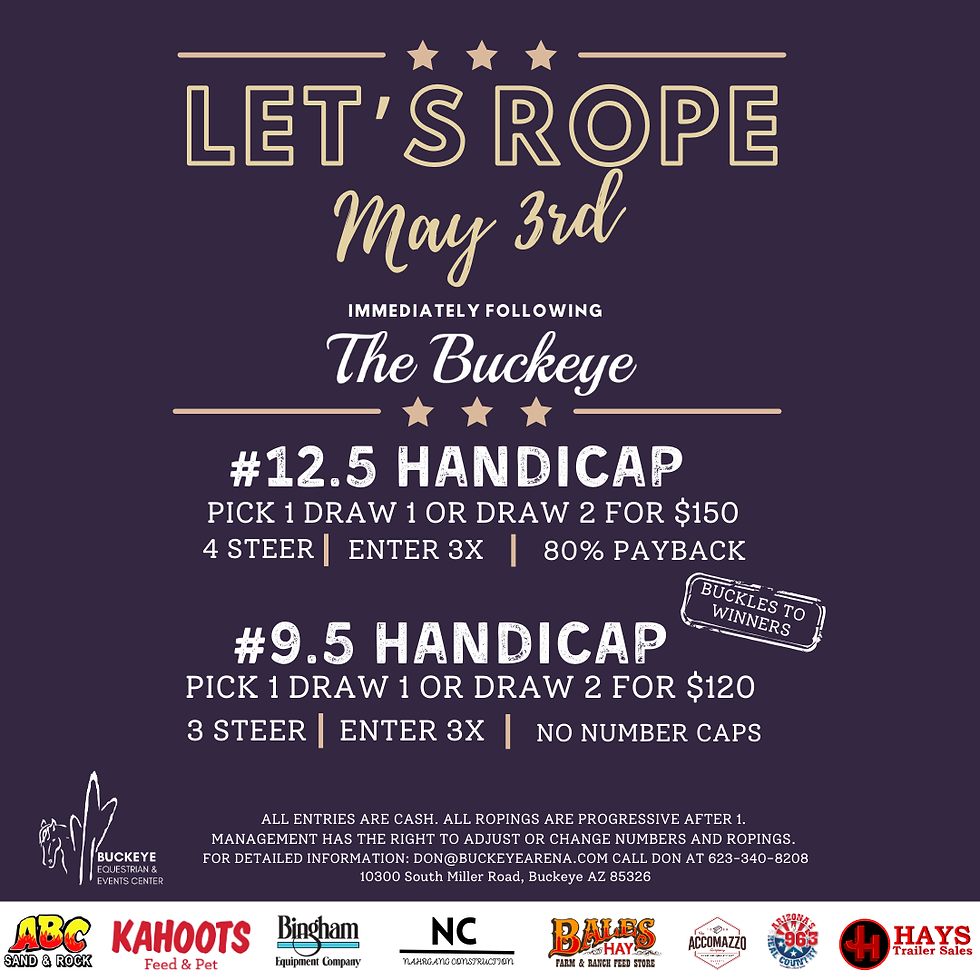 Events & Tickets | Buckeye Equestrian A