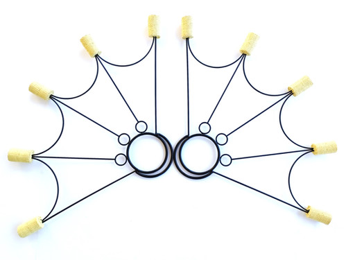 Spider Fire Fans | Flow Dragons