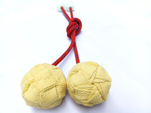 Dragon Sphere Fire Poi (Red Semi-Static) | Flow Dragons