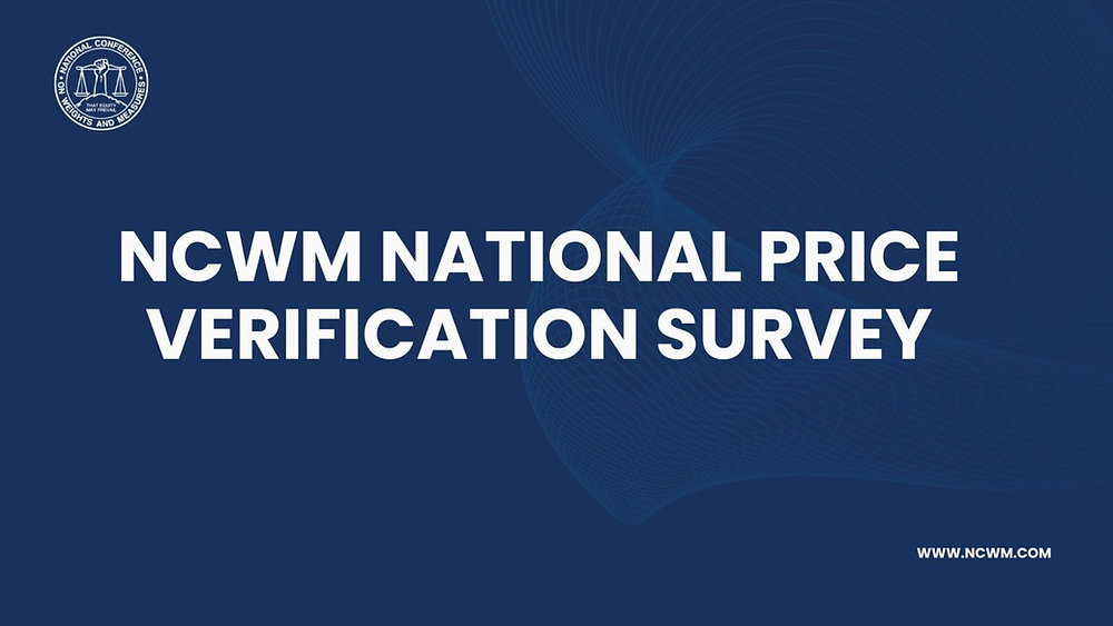 NCWM National Price Verification Survey