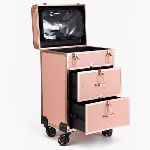 Makeup Vanity Trolley with Double Drawers - Model 3488 Professional ...