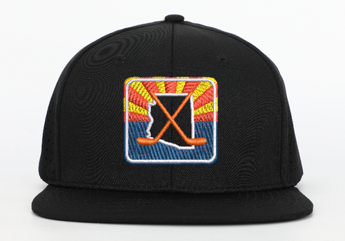 Arizona Square Flag logo Laser Cut Snapback | states-hockey