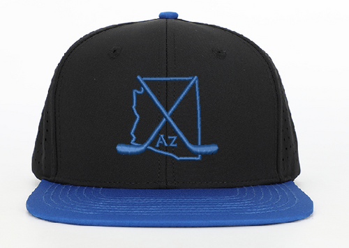 Blue Bill Laser Cut Arizona Snapback | states-hockey