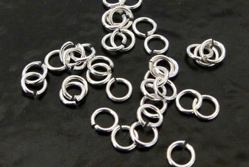 22 Gauge, 3.0mm, Jump Rings- Sterling Silver | Charmed Permanent