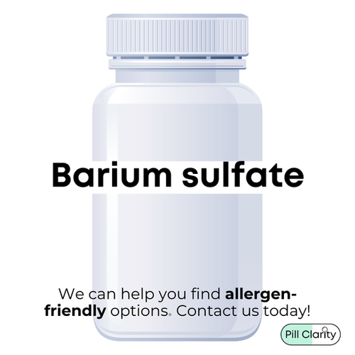 Barium sulfate | Pill Clarity