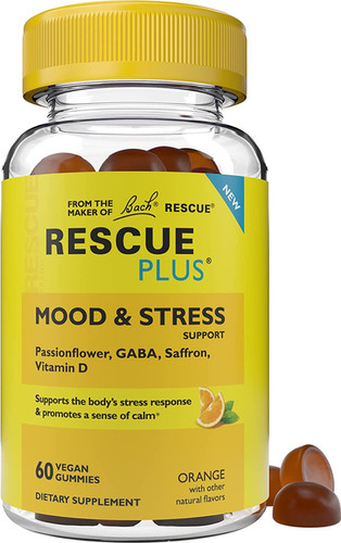 RESCUE Bach Plus Mood & Stress Support Gummies | Pill Clarity