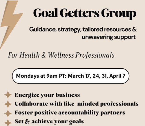 Accountability & Goal Setting Workshop March 2025 | Welletto Health