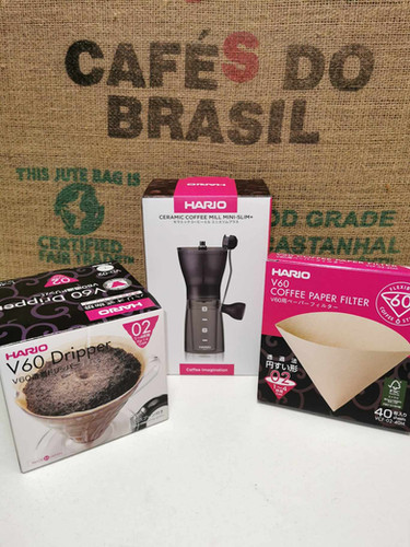 Hario Ceramic V60 RED Starter Kit | House Coffee of Donc
