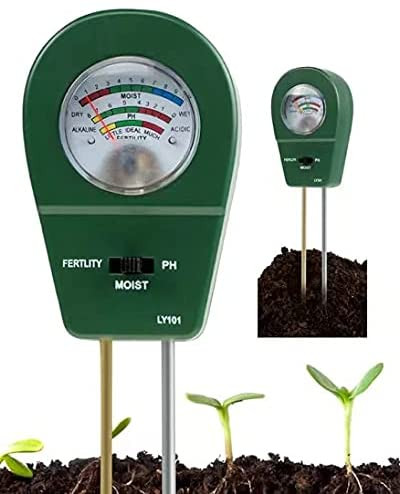 3 in 1 Soil PH Meter Fertility Tester Soil Fertility Meter Acidity ...