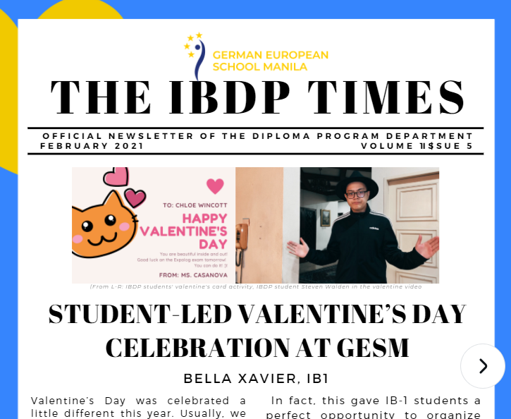 The IB Times - Vol. 1, Issue 5