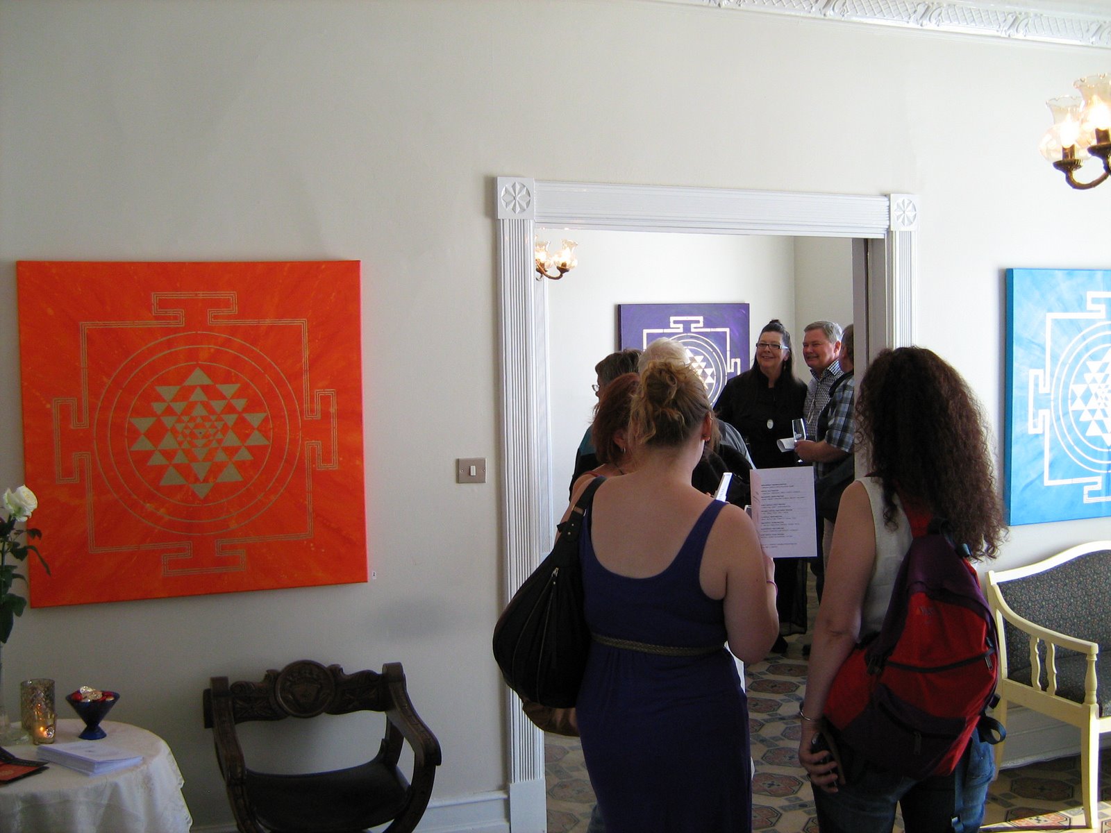 ORANGE YANTRA PAINTING | yantra-paintings