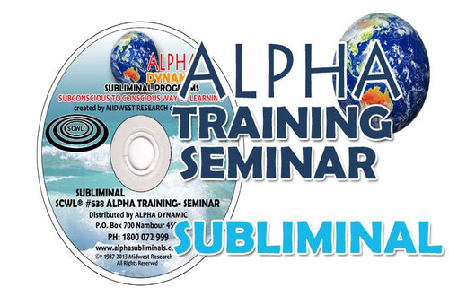 ALPHA TRAINING SEMINAR SUBLIMINAL | alphadynamicseminars
