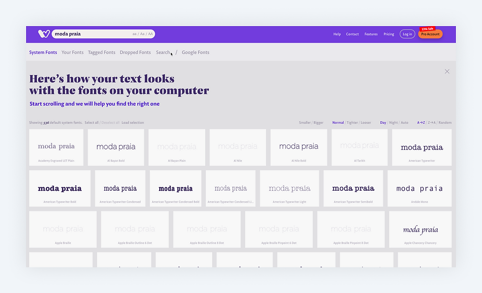 Como descobrir a fonte por uma imagem online