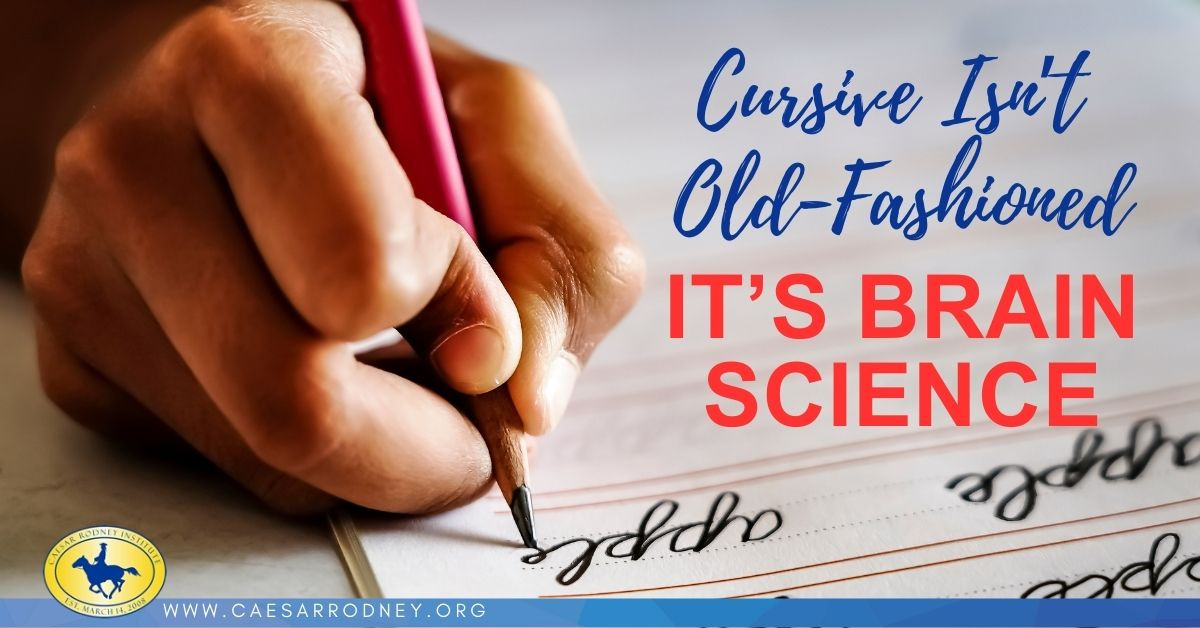 Fixing Delaware’s Cursive Law to Boost Early Literacy