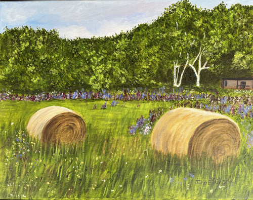 Bales & Blossoms | June Ellis Artist