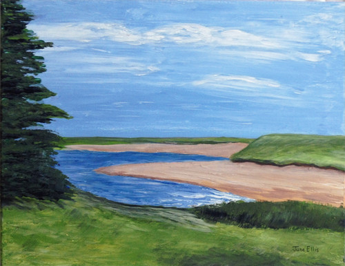 Cabot Park (original oil painting 11x14) | June Ellis Artist