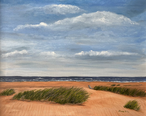 Windswept Shore | June Ellis Artist