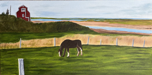 Grazing by the Sea | June Ellis Artist
