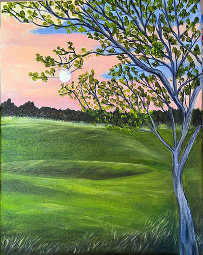 Tree in the Moonlight | June Ellis Artist