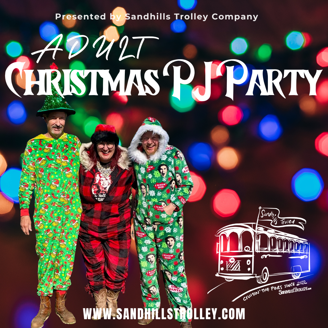 Adult Christmas PJ Party - Pub Crawl | Sandhills Trolley Co