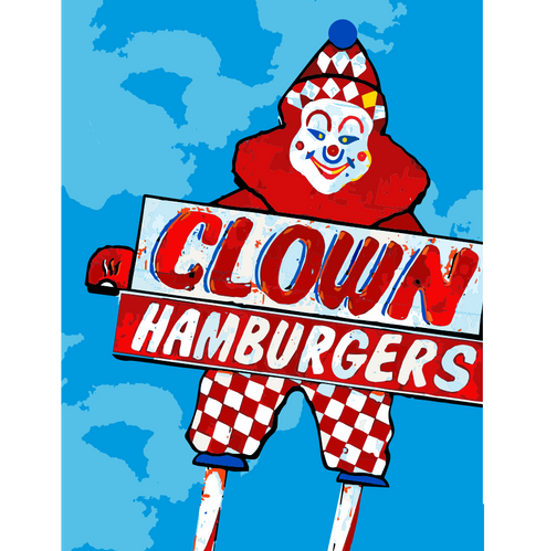 CLOWN HAMBURGERS | PrettyLittlePixel