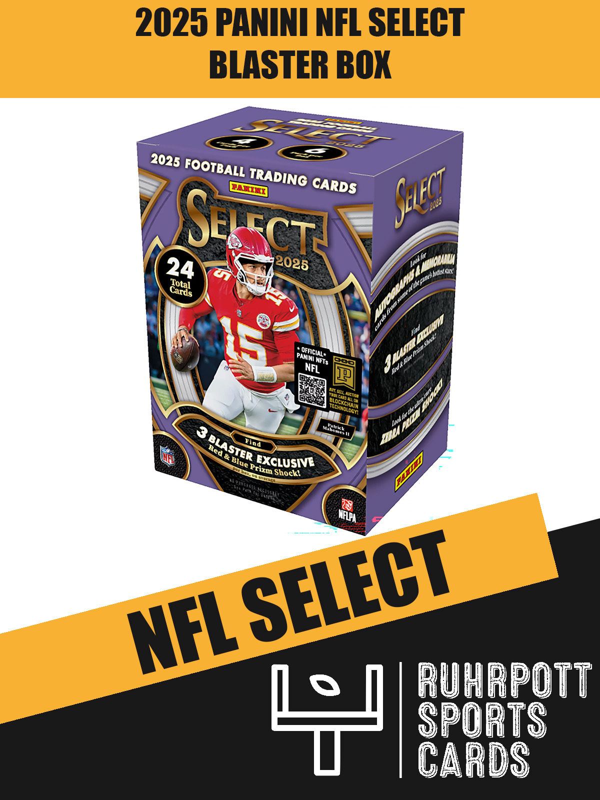 2025 Panini NFL Select Blaster Box | Ruhrpott Sports Cards
