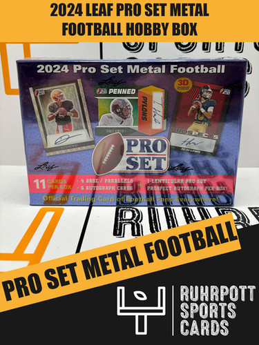 2024 Leaf Pro Set Metal Football Hobby Box | Ruhrpott Sports Card