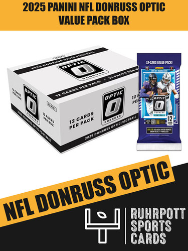 2025 Panini NFL Donruss Optic Value Pack Box | Ruhrpott Sports Cards