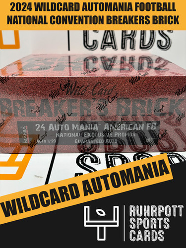 2024 Wild Card Auto Mania Football Edition National Exclusive Breakers ...