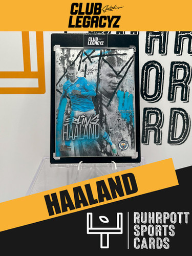 ERLING HAALAND BLACK & WHITE ICON LIMITED TO 100 | Ruhrpott Sports Card
