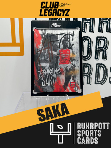 BUKAYO SAKA BLACK & WHITE ICON LIMITED TO 100 | Ruhrpott Sports Cards