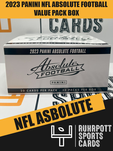 2023 Panini NFL Absolute Football Value Pack Box | Ruhrpott Sports Card