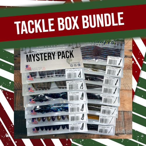 Swampro Tackle Box Lure Bundle - Soft Plastics Creature Baits/ Worm ...