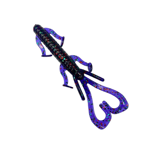 4” Hogwash - June Bug Red - Soft Plastics Fishing Lure - Creature Ba ...