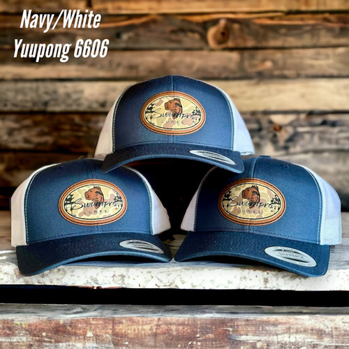 Dual Leather Camo Swampro Patch Hat | Swampro LuresYupoong/Richardson