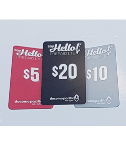 MM Docomo prepaid cards | Marianas Online