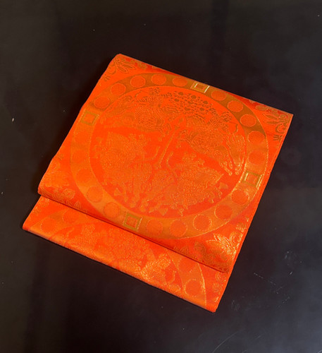 本袋帯 獅子狩文錦 | Chitawa