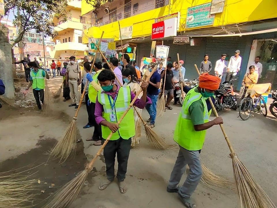 Community Cleanliness Drive of Stambh Organization in collaboration ...