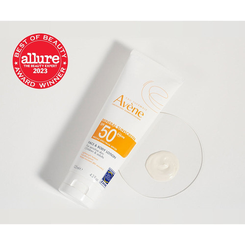 Avene Mineral Sunscreen Face and Body Lotion SPF 50 | Balensi Spa