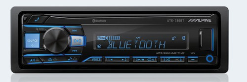 Alpine UTE-73EBT Stereo with Bluetooth - Single DIN | Adventure Installati