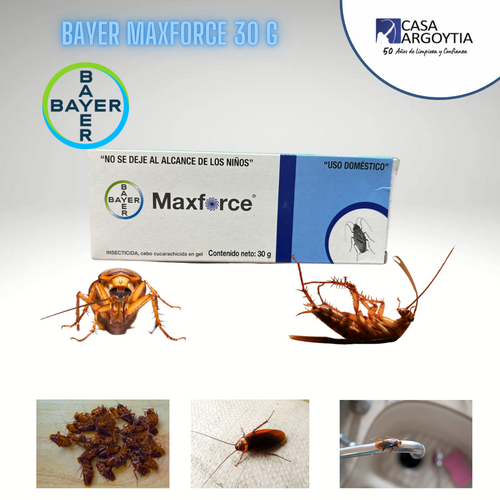 JERINGA CEBO CUCARACHICIDA EN GEL MAXFORCE CON 30 GRAMOS | Casa Argoytia